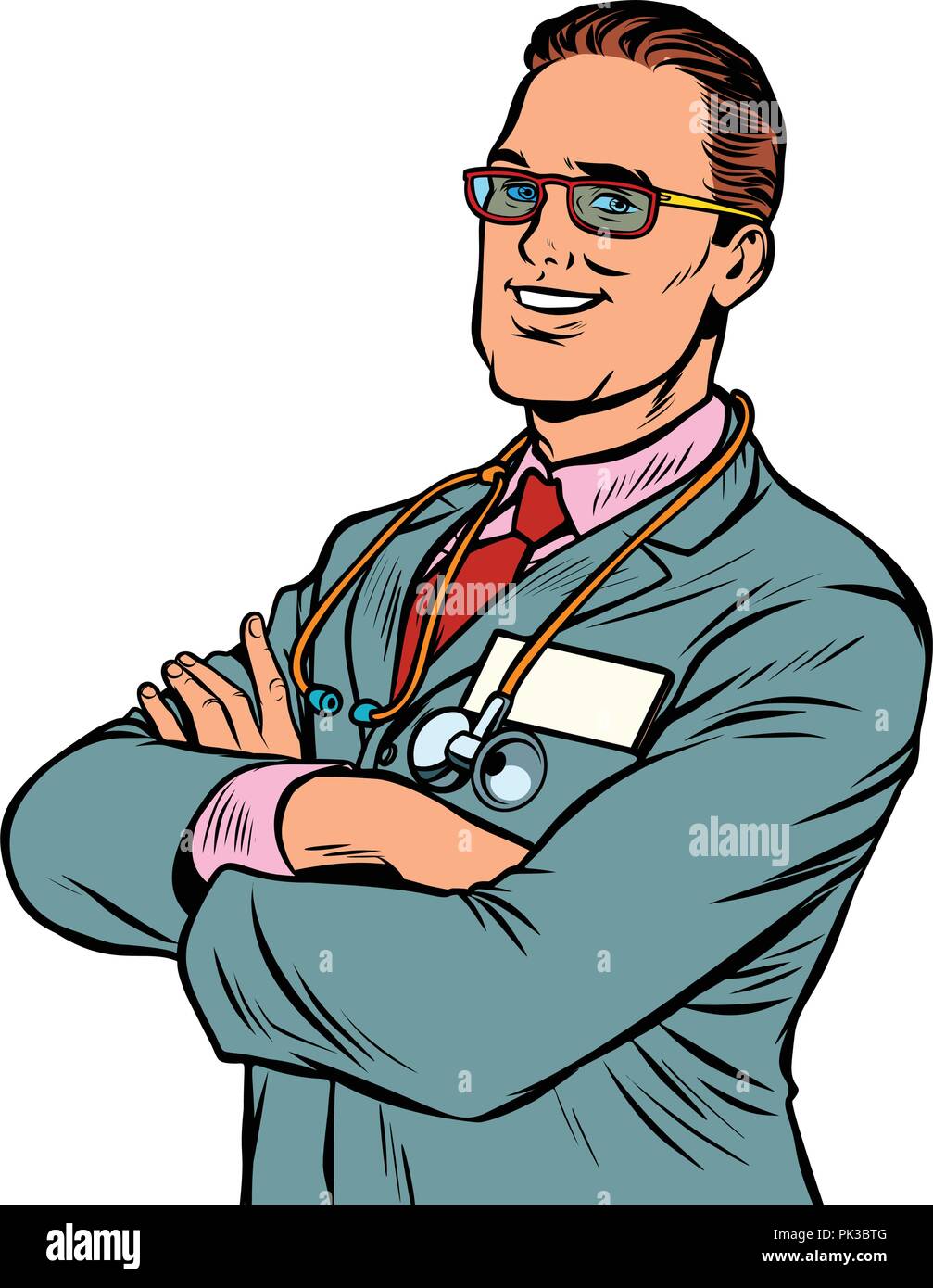 Confident successful businessman Stock Vector Images - Alamy