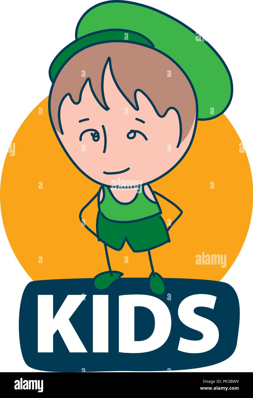 vector logo kids Stock Vector Image & Art - Alamy