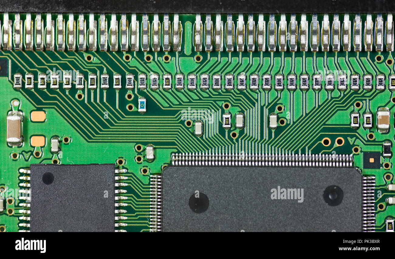 circuit board closeup Stock Photo - Alamy