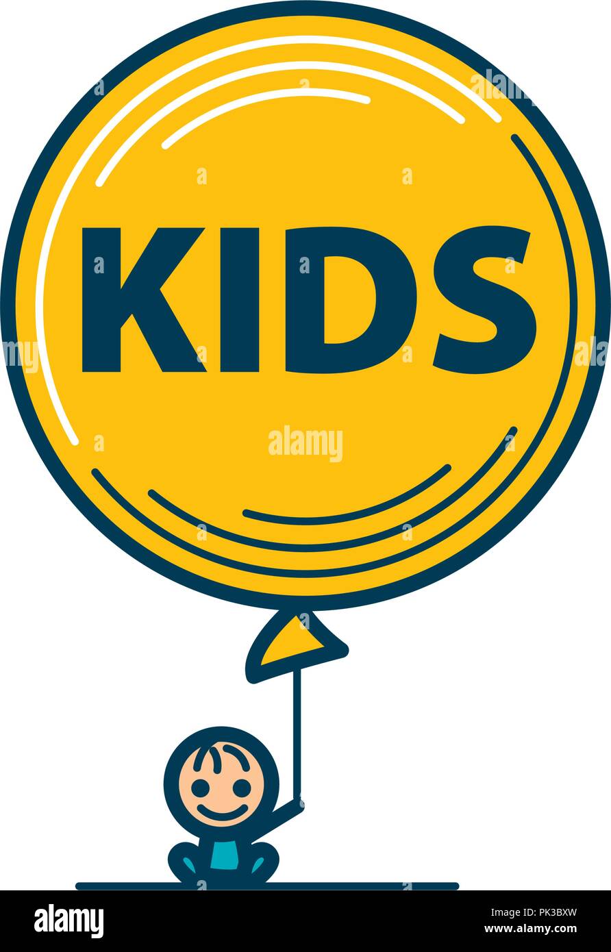 vector logo kids Stock Vector Image & Art - Alamy
