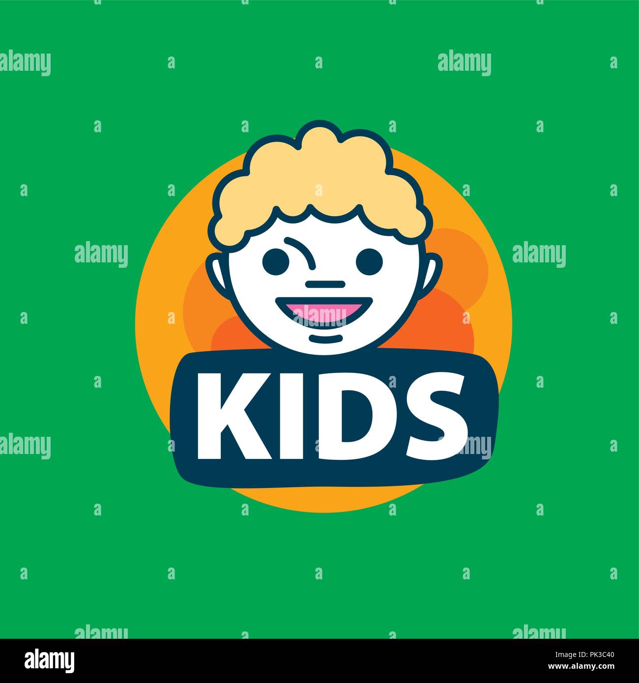 vector logo kids Stock Vector Image & Art - Alamy