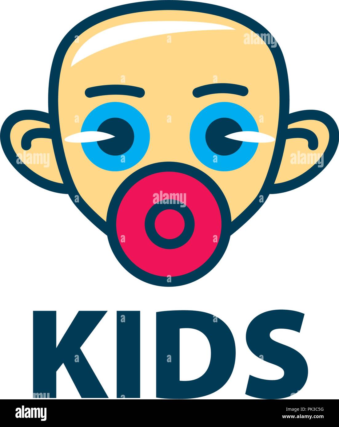 vector logo kids Stock Vector Image & Art - Alamy