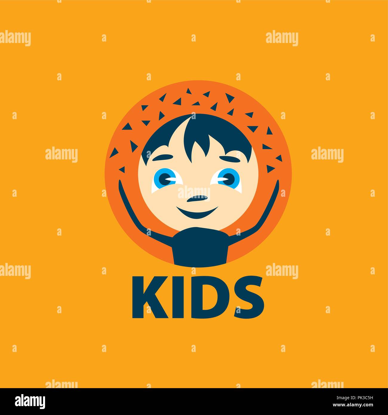 vector logo kids Stock Vector Image & Art - Alamy