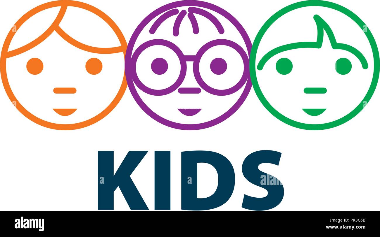 vector logo kids Stock Vector Image & Art - Alamy