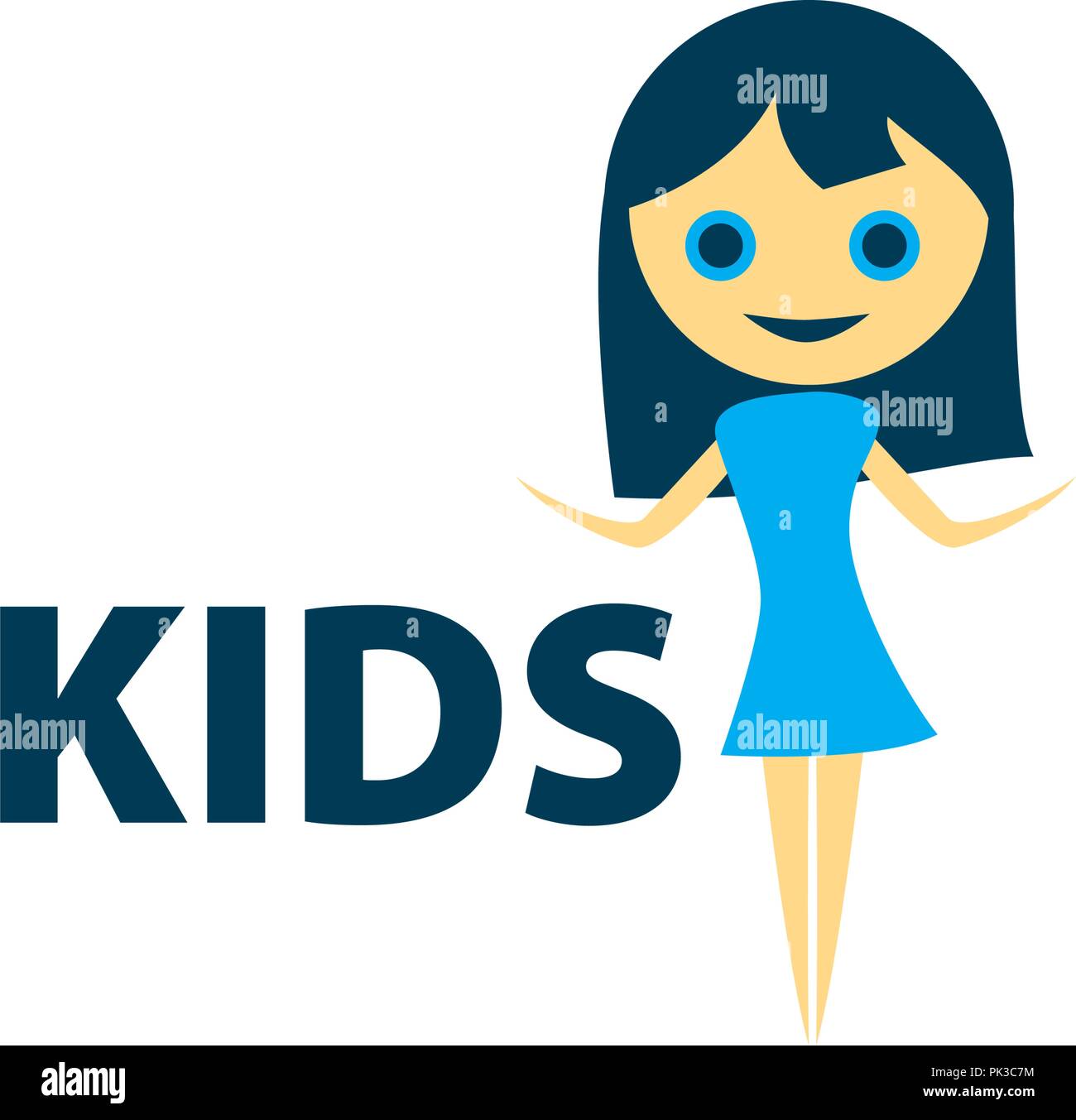 vector logo kids Stock Vector Image & Art - Alamy