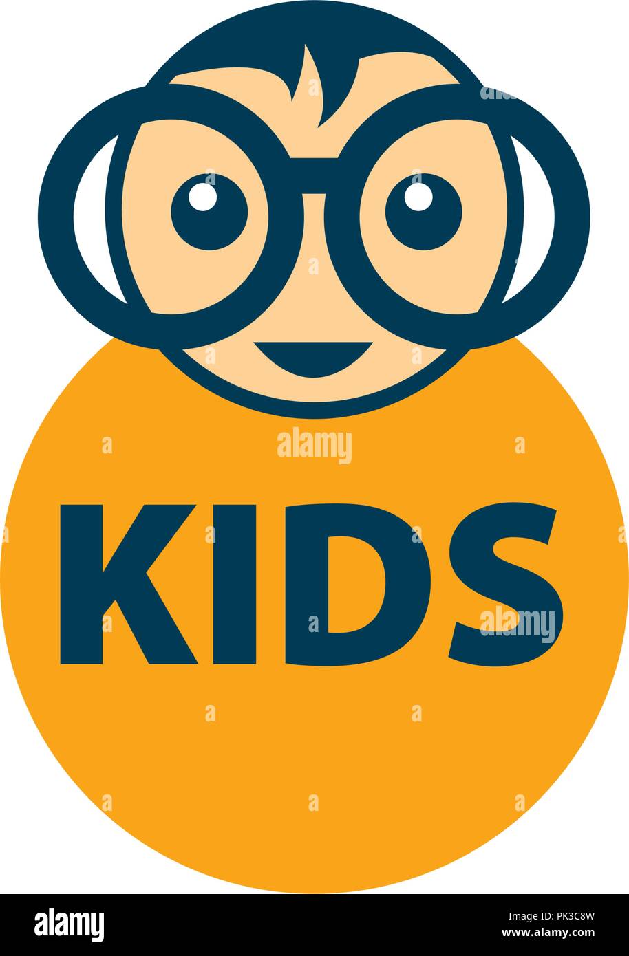 vector logo kids Stock Vector Image & Art - Alamy