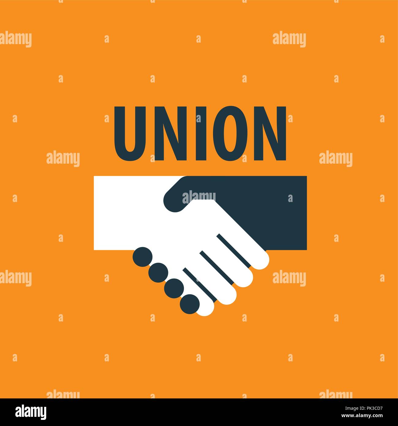 vector logo handshake Stock Vector Image & Art - Alamy