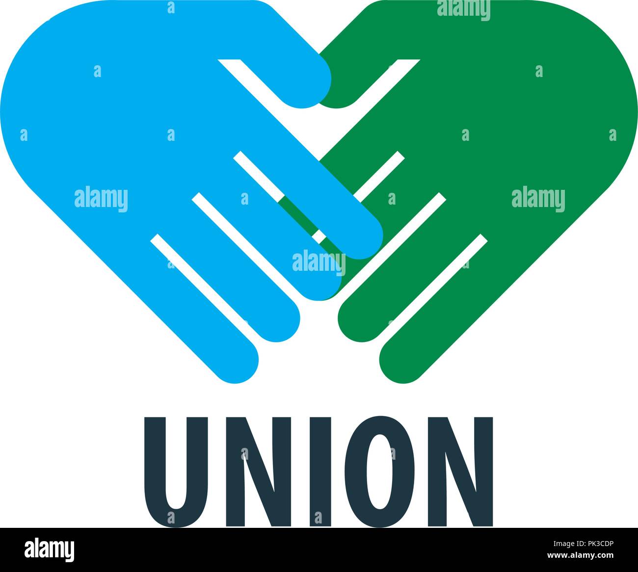 vector logo handshake Stock Vector Image & Art - Alamy