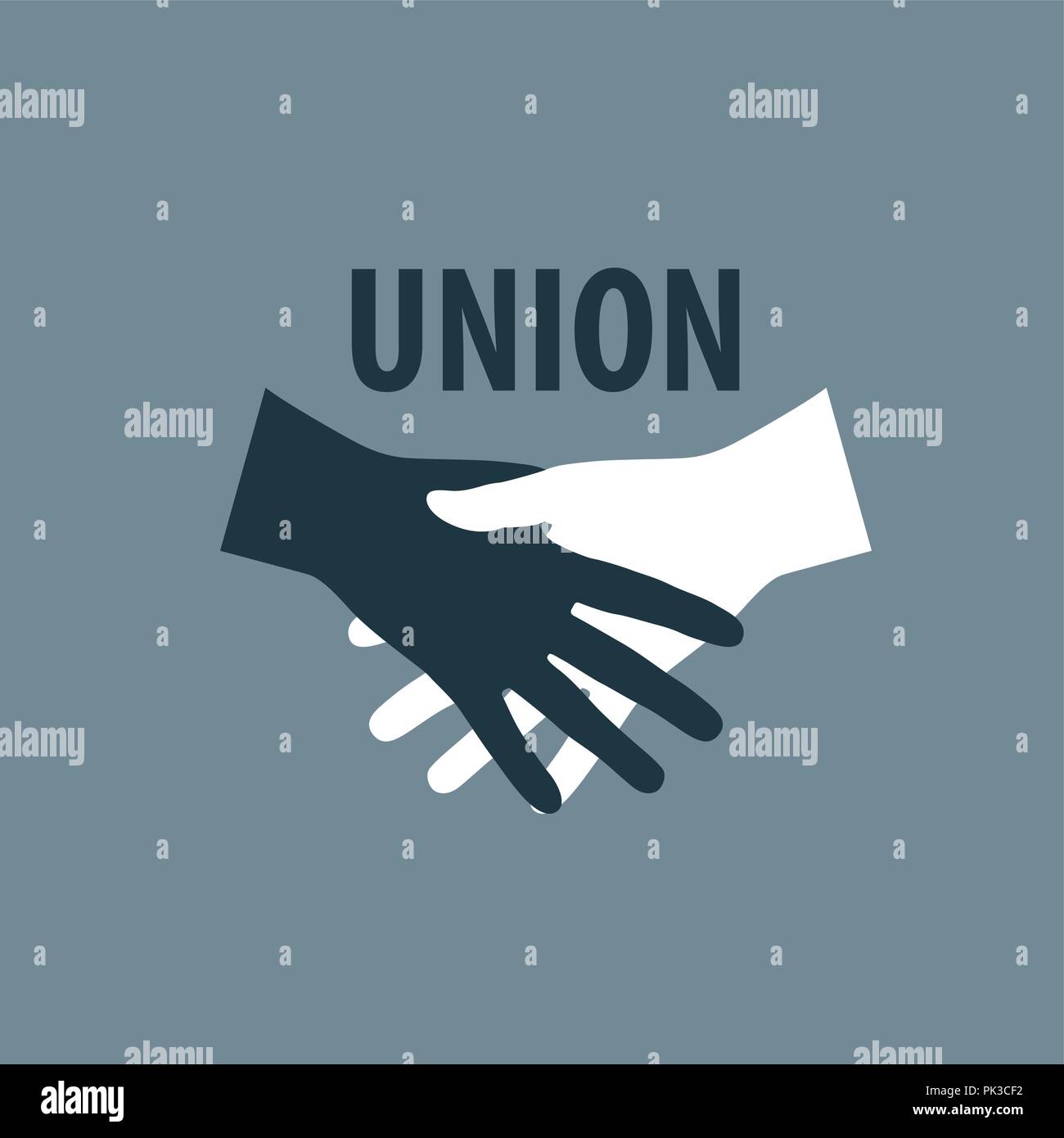 vector logo handshake Stock Vector Image & Art - Alamy
