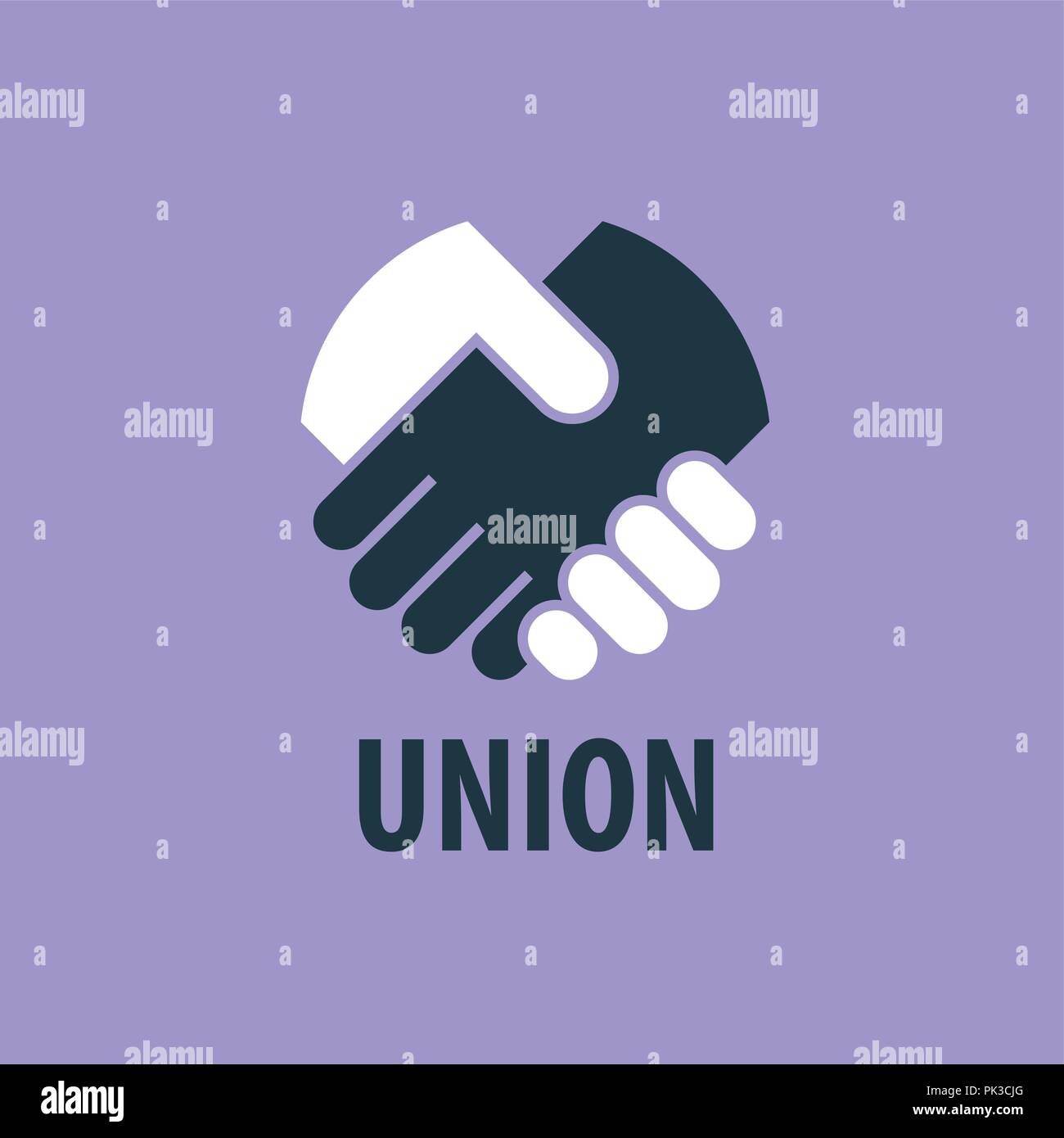 vector logo handshake Stock Vector Image & Art - Alamy