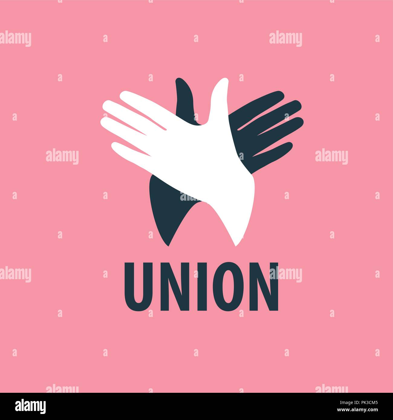 vector logo handshake Stock Vector Image & Art - Alamy
