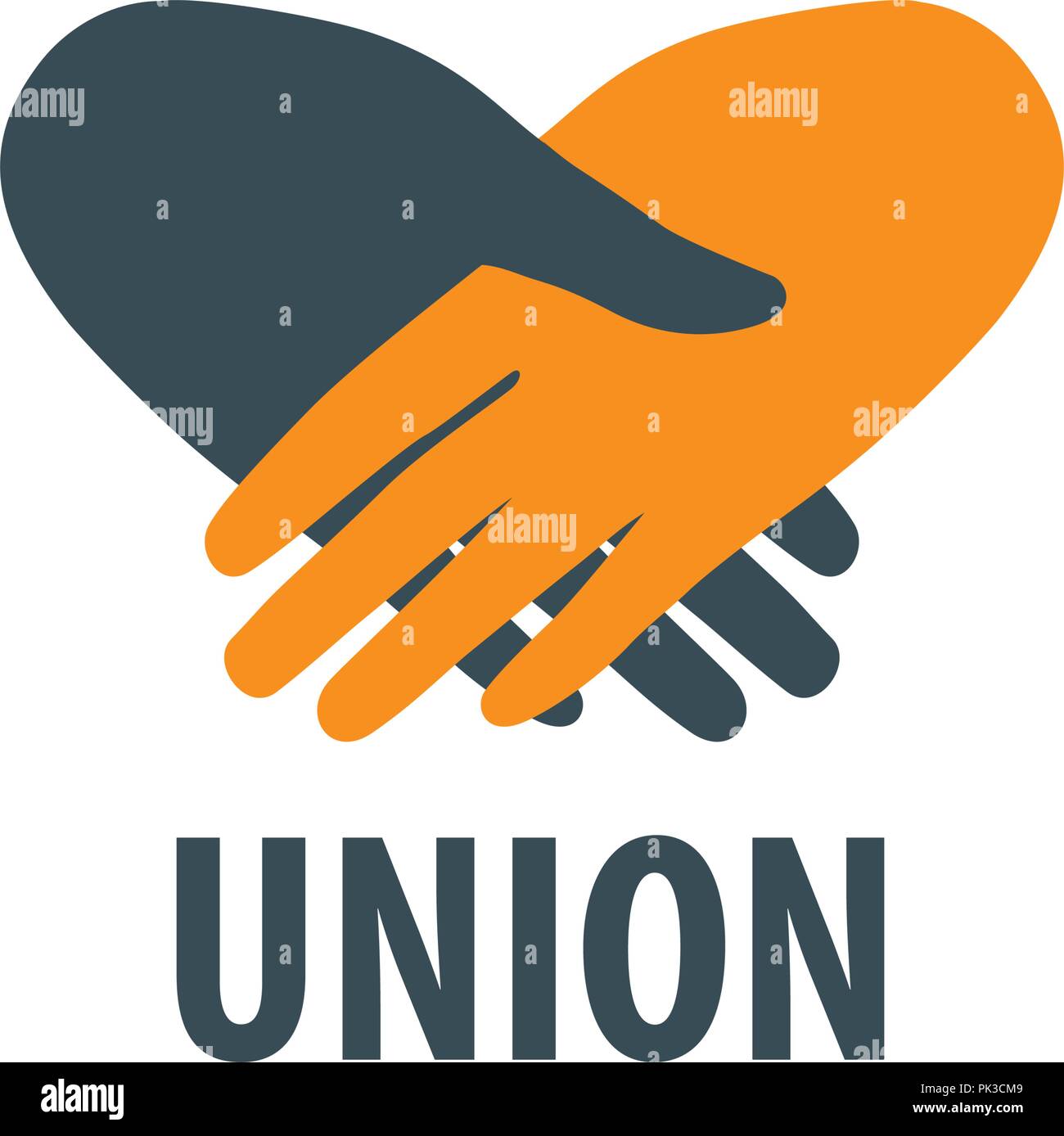 vector logo handshake Stock Vector Image & Art - Alamy