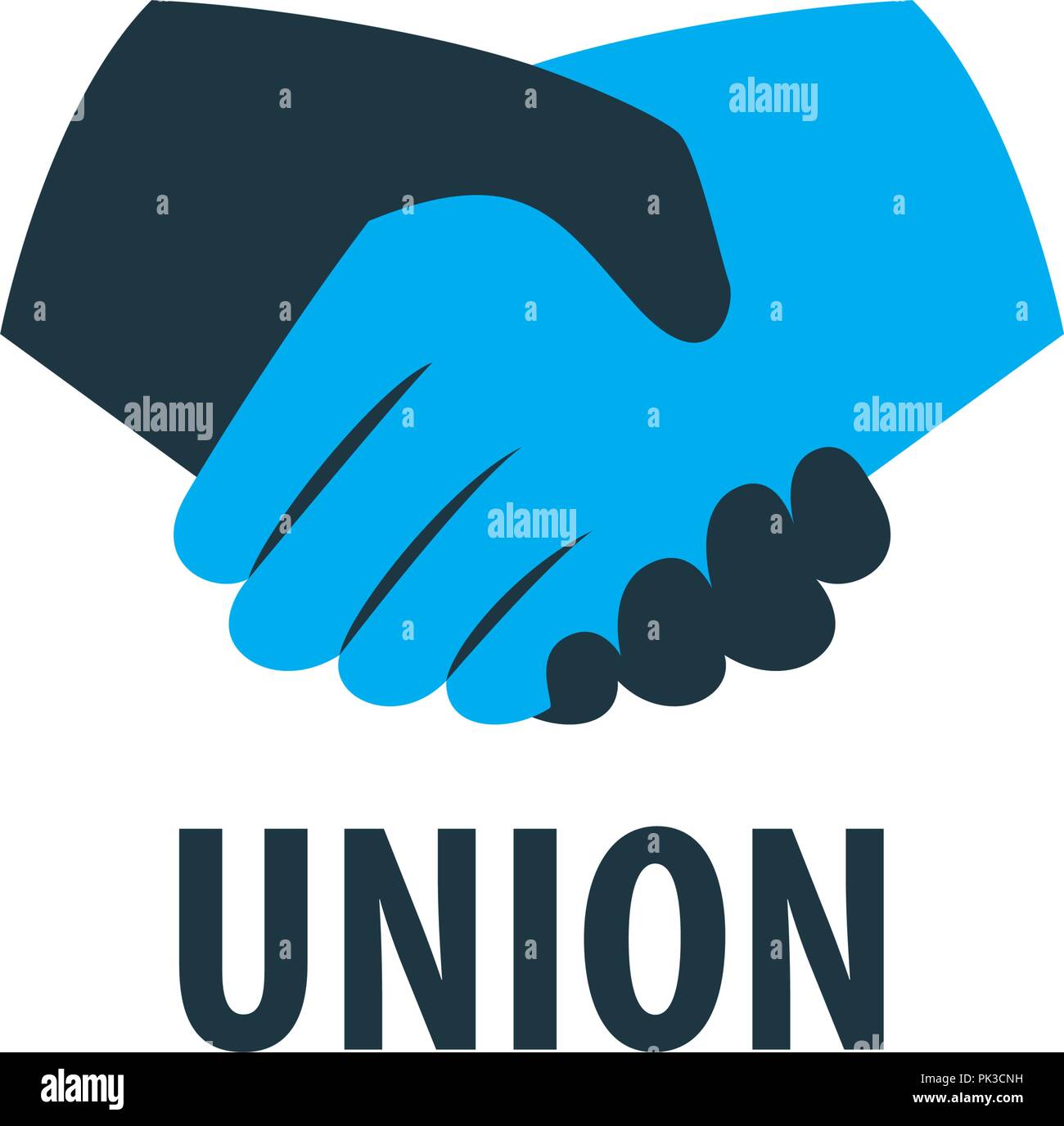 vector logo handshake Stock Vector Image & Art - Alamy