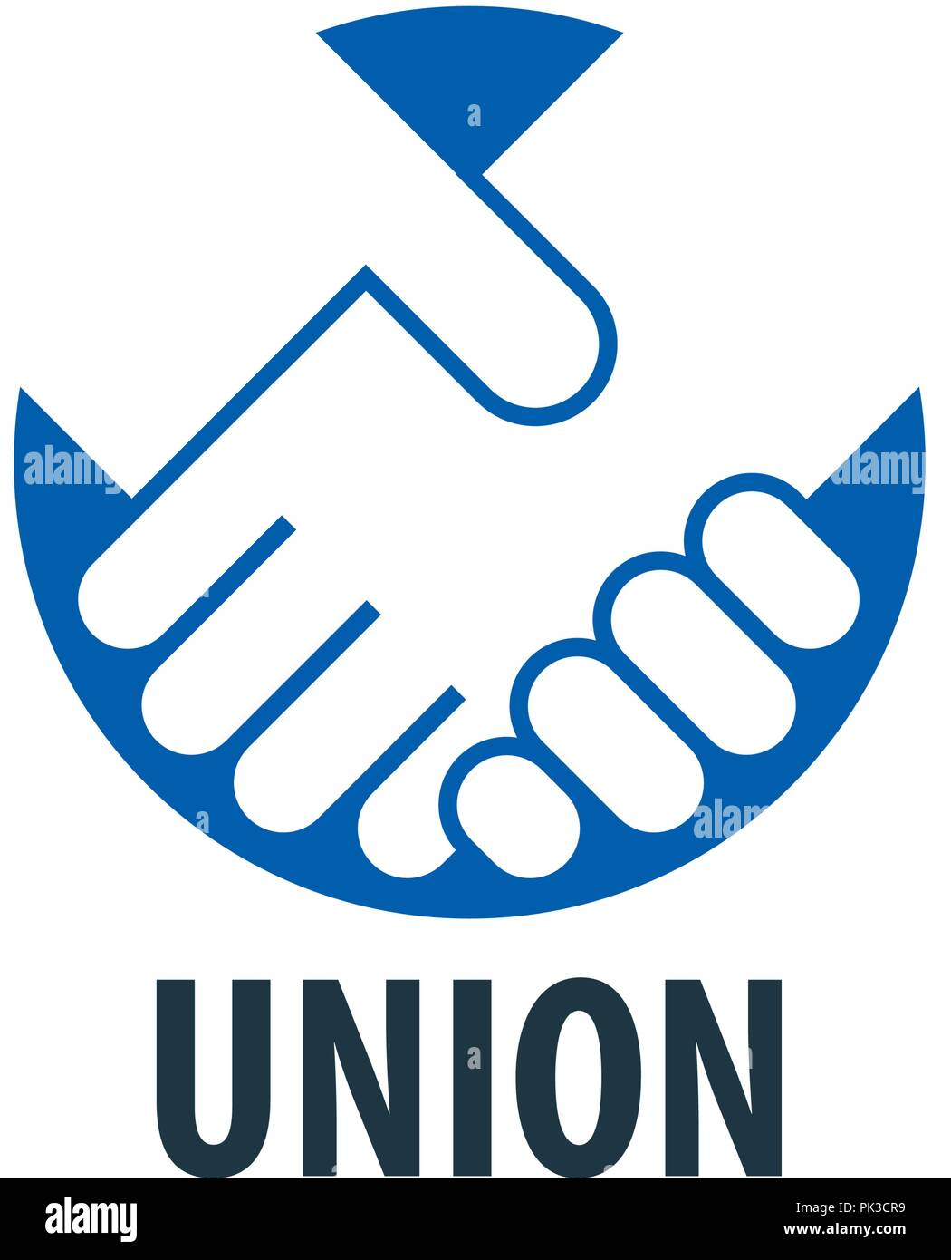 vector logo handshake Stock Vector Image & Art - Alamy