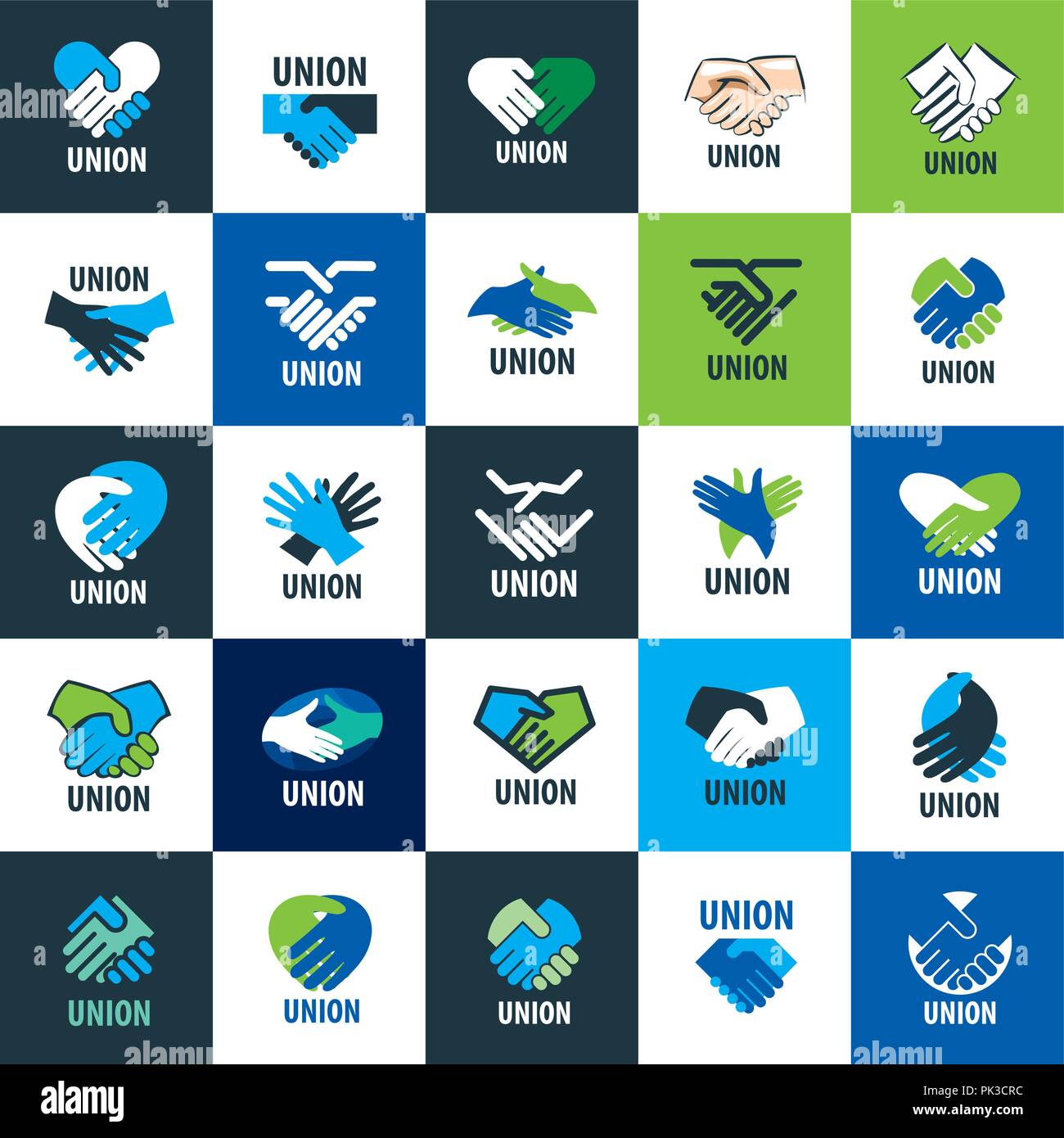 vector logo handshake Stock Vector Image & Art - Alamy