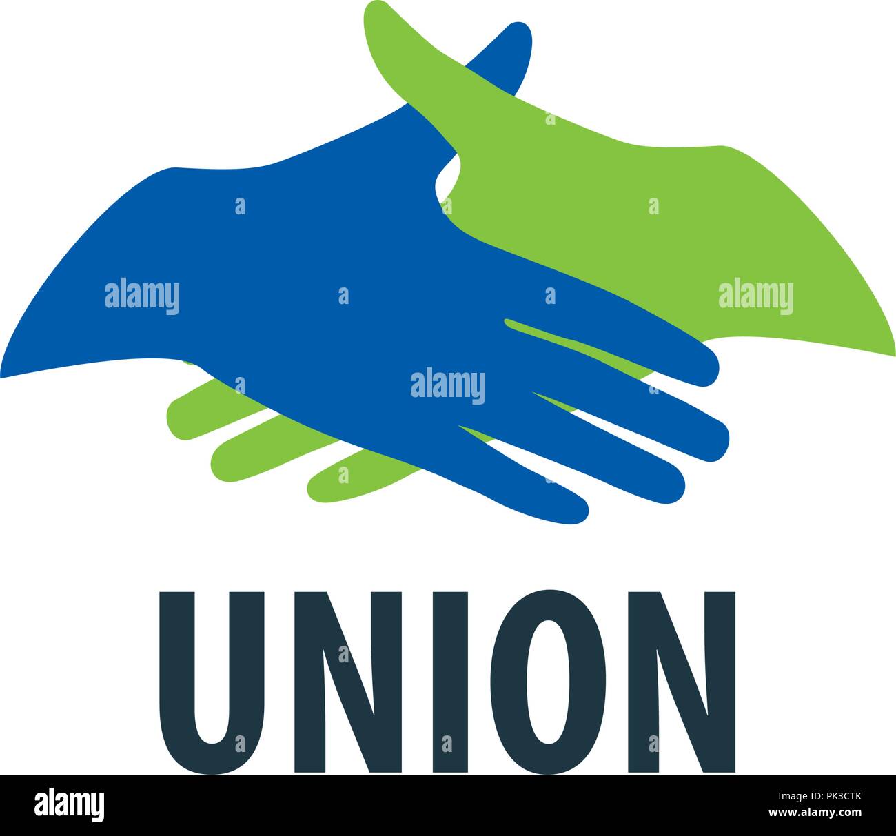 vector logo handshake Stock Vector Image & Art - Alamy