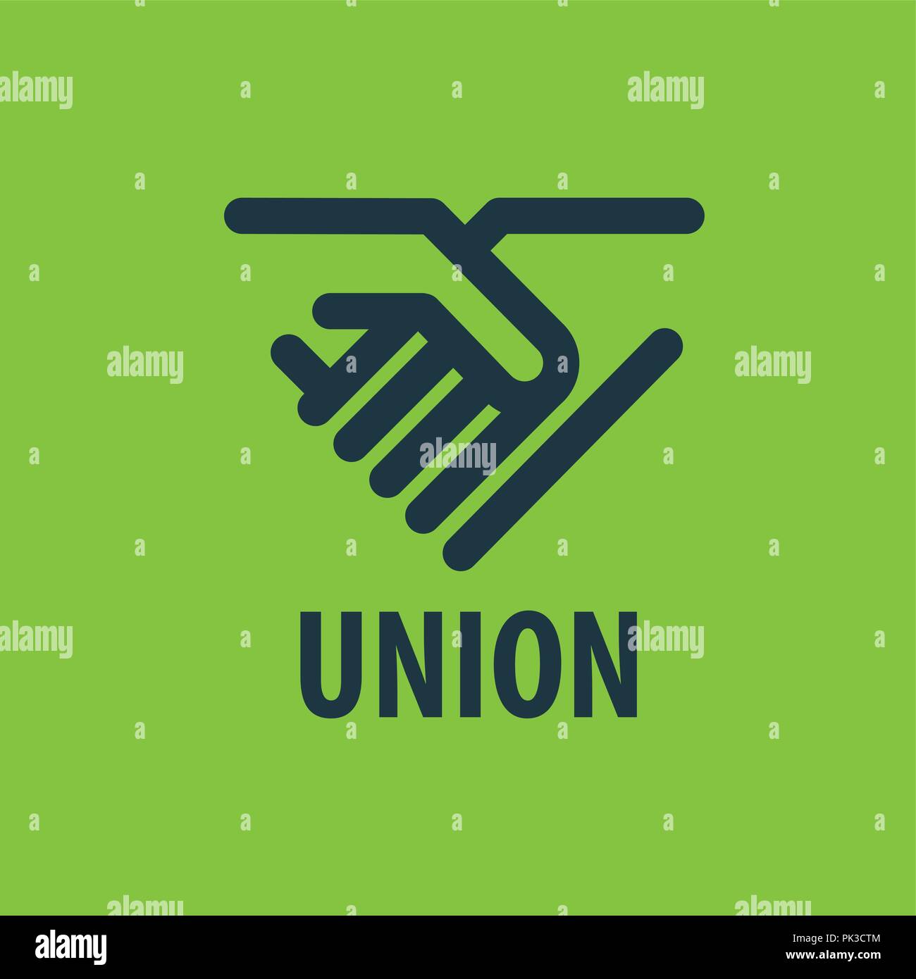 vector logo handshake Stock Vector Image & Art - Alamy