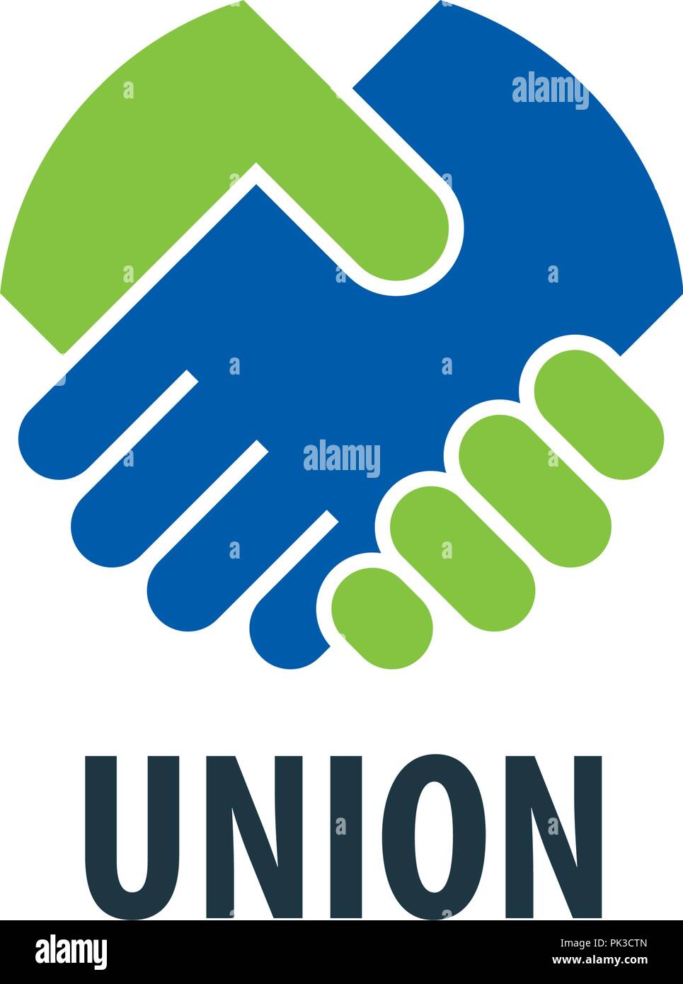 vector logo handshake Stock Vector Image & Art - Alamy