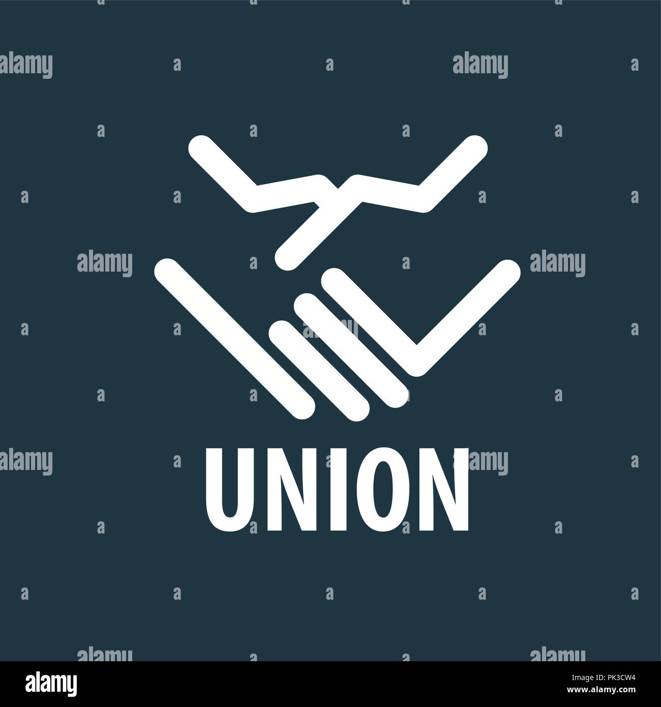vector logo handshake Stock Vector Image & Art - Alamy