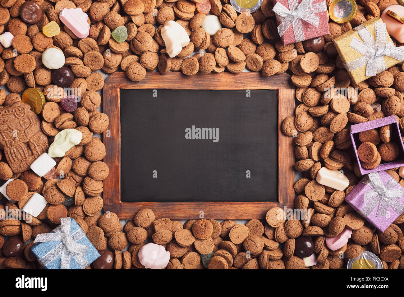 Dutch holiday Sinterklaas background Stock Photo - Alamy