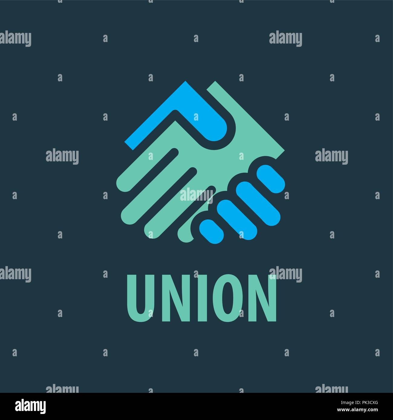 vector logo handshake Stock Vector Image & Art - Alamy