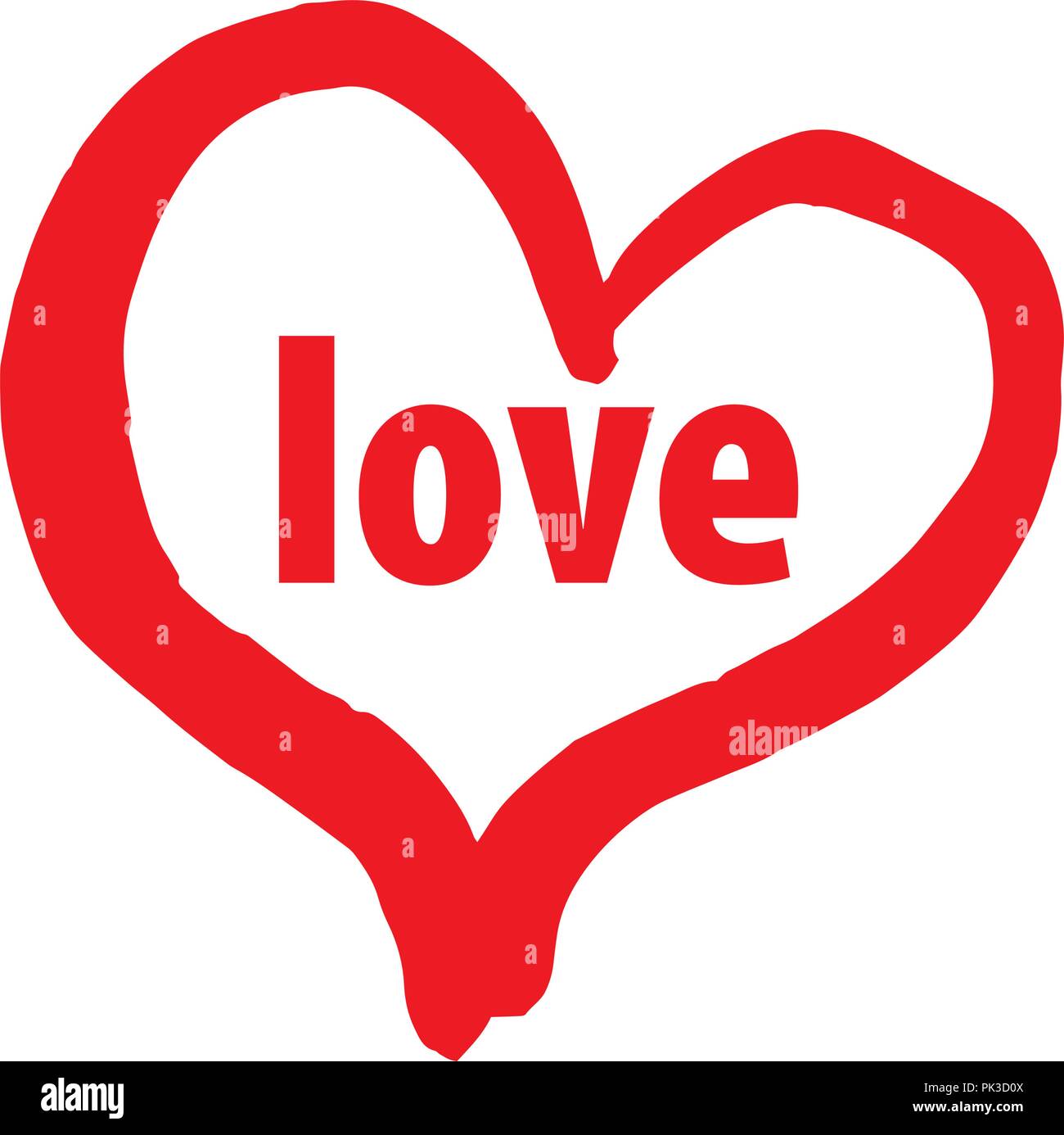 Vector heart logo Stock Vector Image & Art - Alamy