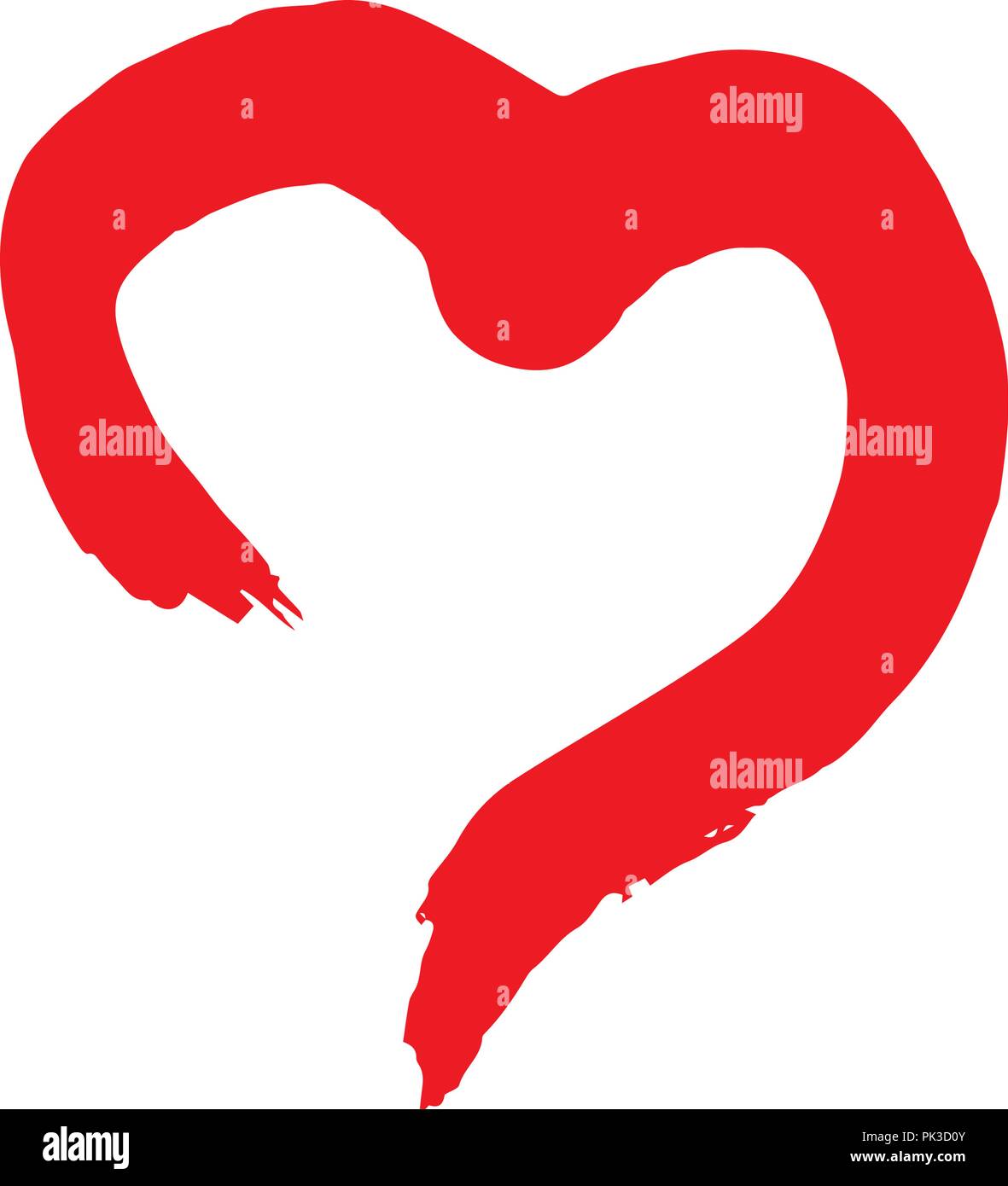 Vector heart logo Stock Vector Image & Art - Alamy