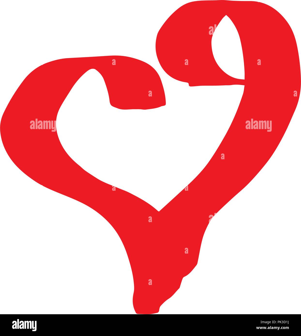 Vector heart logo Stock Vector Image & Art - Alamy