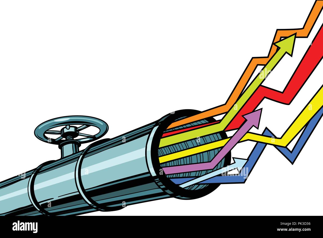 Grow blue Stock Vector Images - Alamy