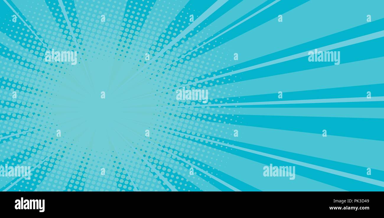 pop art blue background Stock Vector Image & Art - Alamy