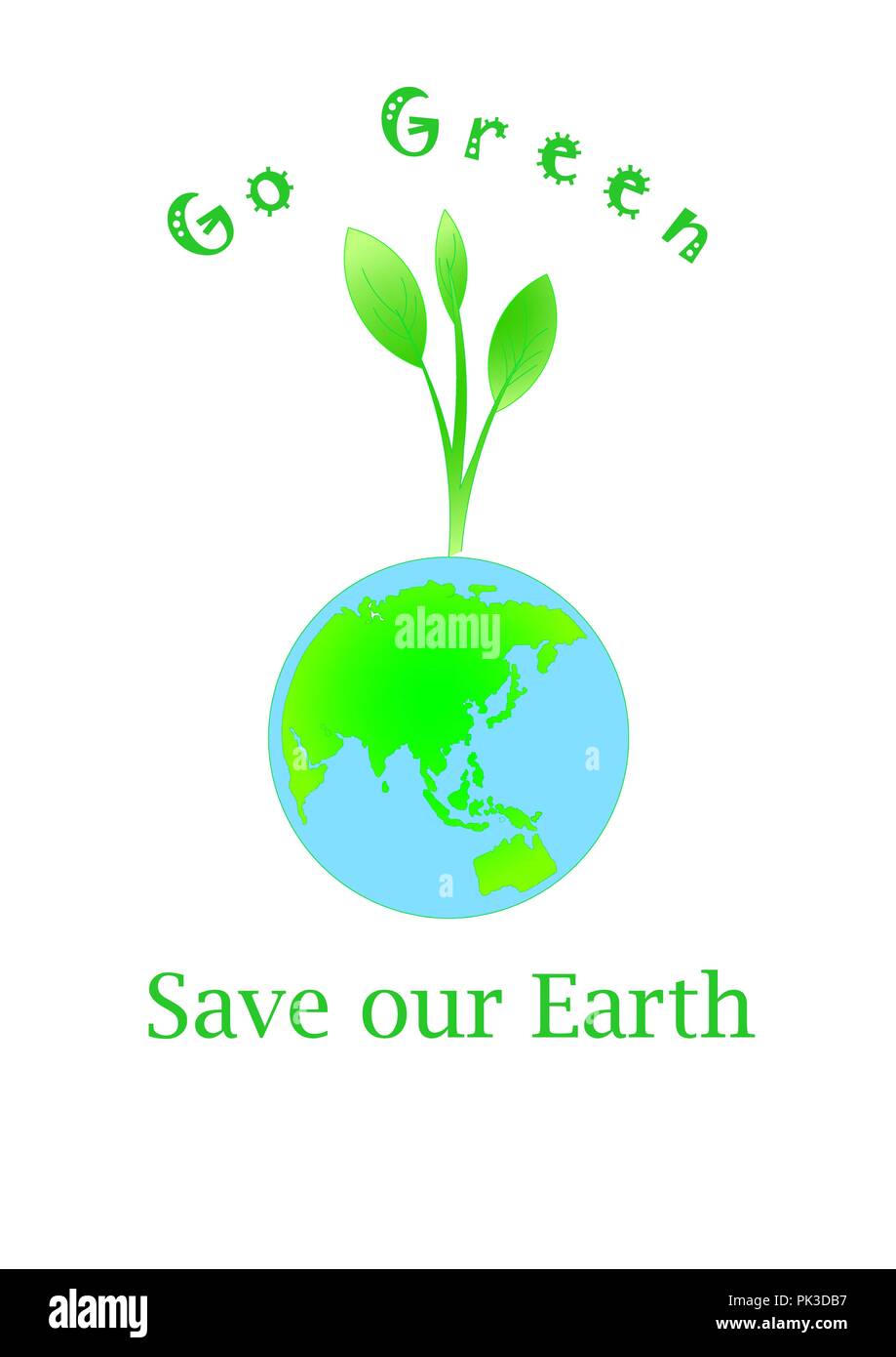 Go green save the environment hi-res stock photography and images - Alamy