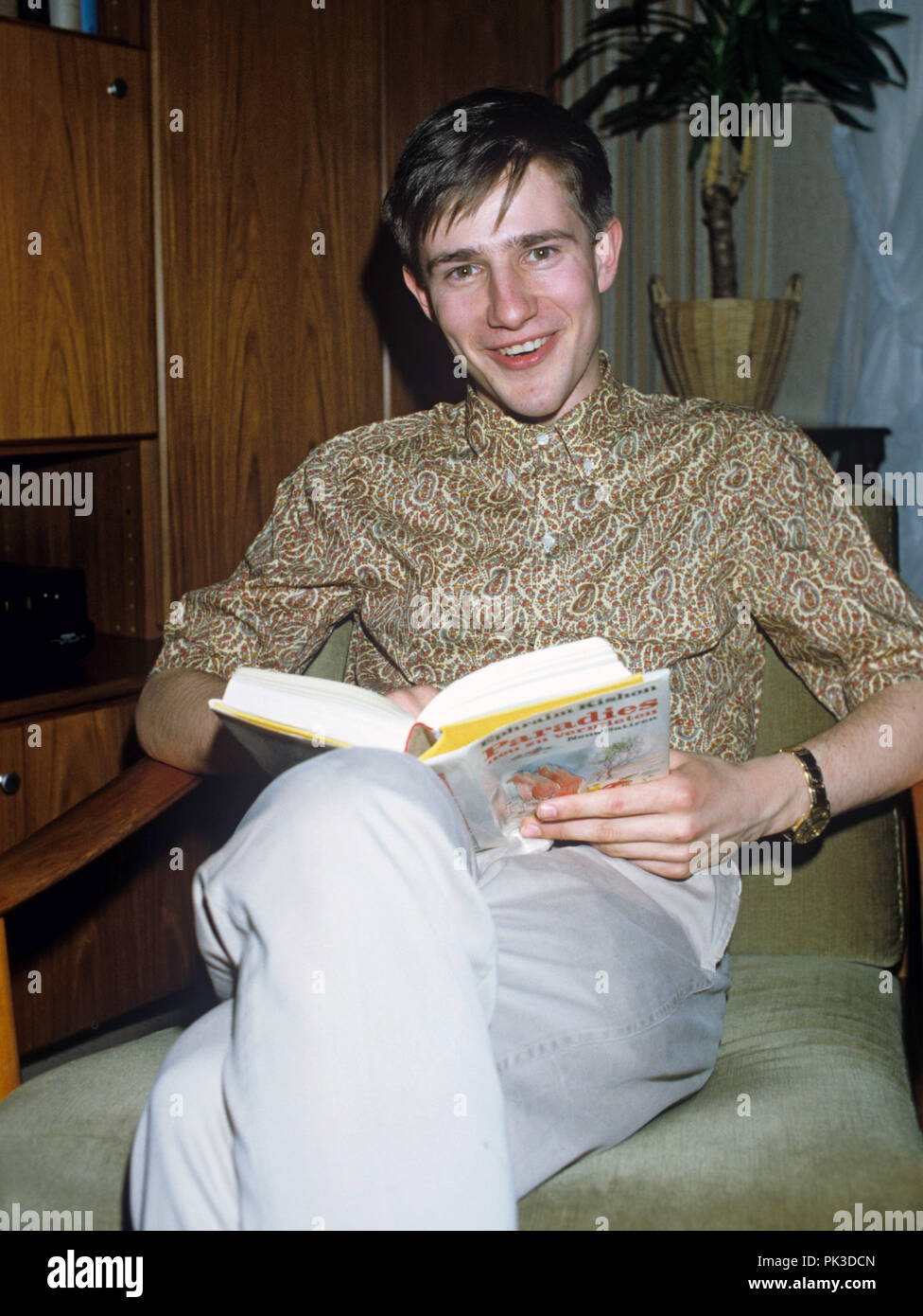 Andreas Dorau in May 1982 in Hamburg. | usage worldwide Stock Photo - Alamy
