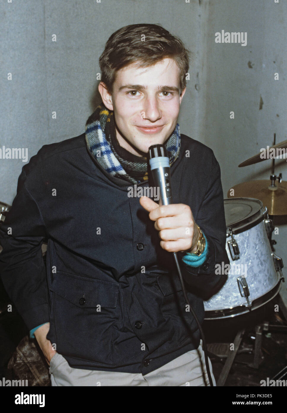 Andreas Dorau in May 1982 in Hamburg. | usage worldwide Stock Photo - Alamy