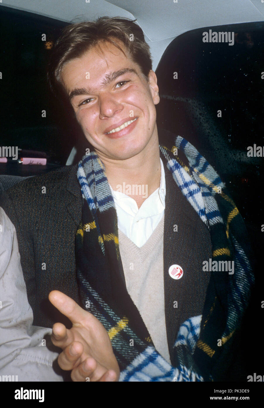 Andreas Dorau in May 1982 in Hamburg. | usage worldwide Stock Photo - Alamy