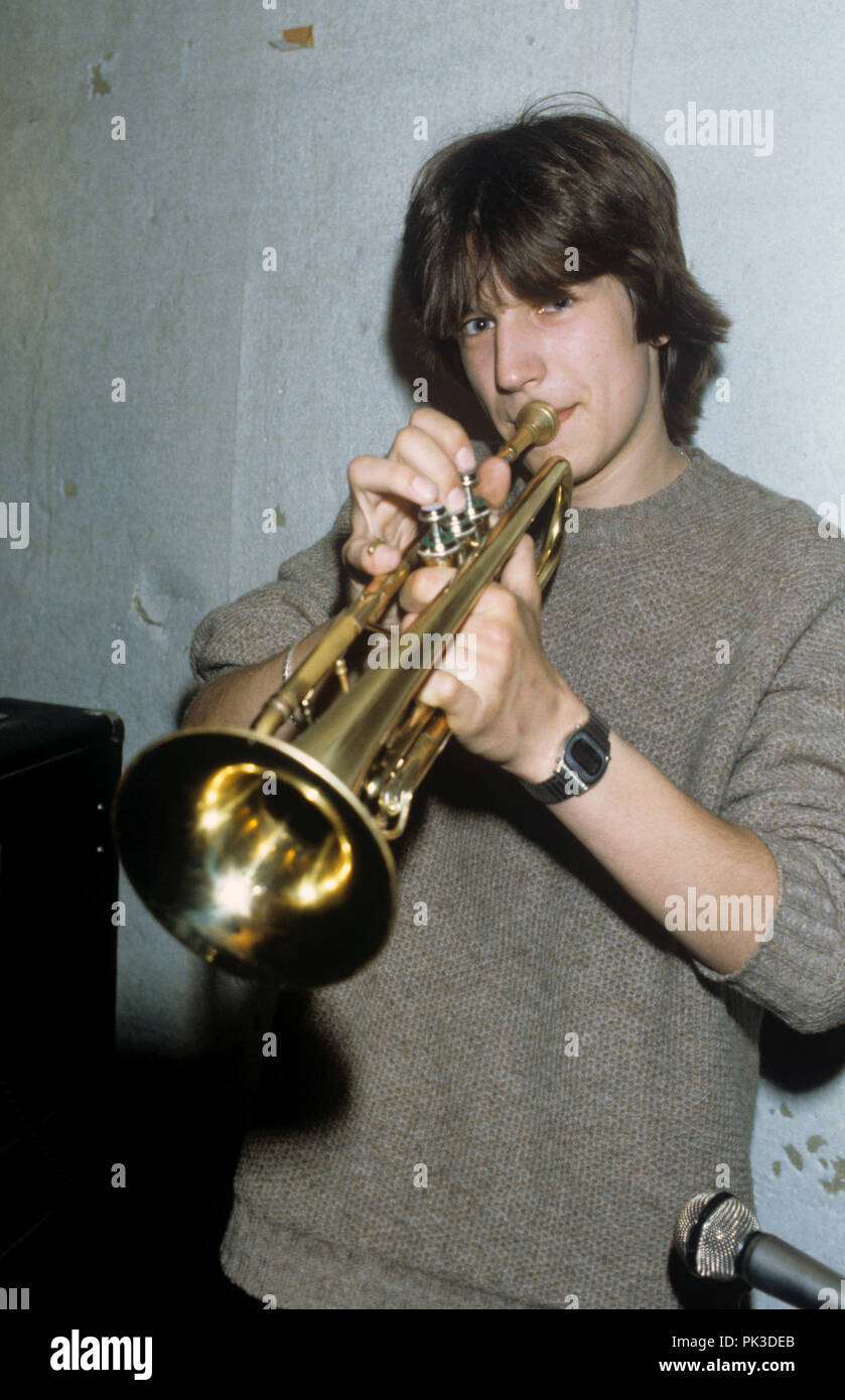 Andreas Dorau in May 1982 in Hamburg. | usage worldwide Stock Photo - Alamy