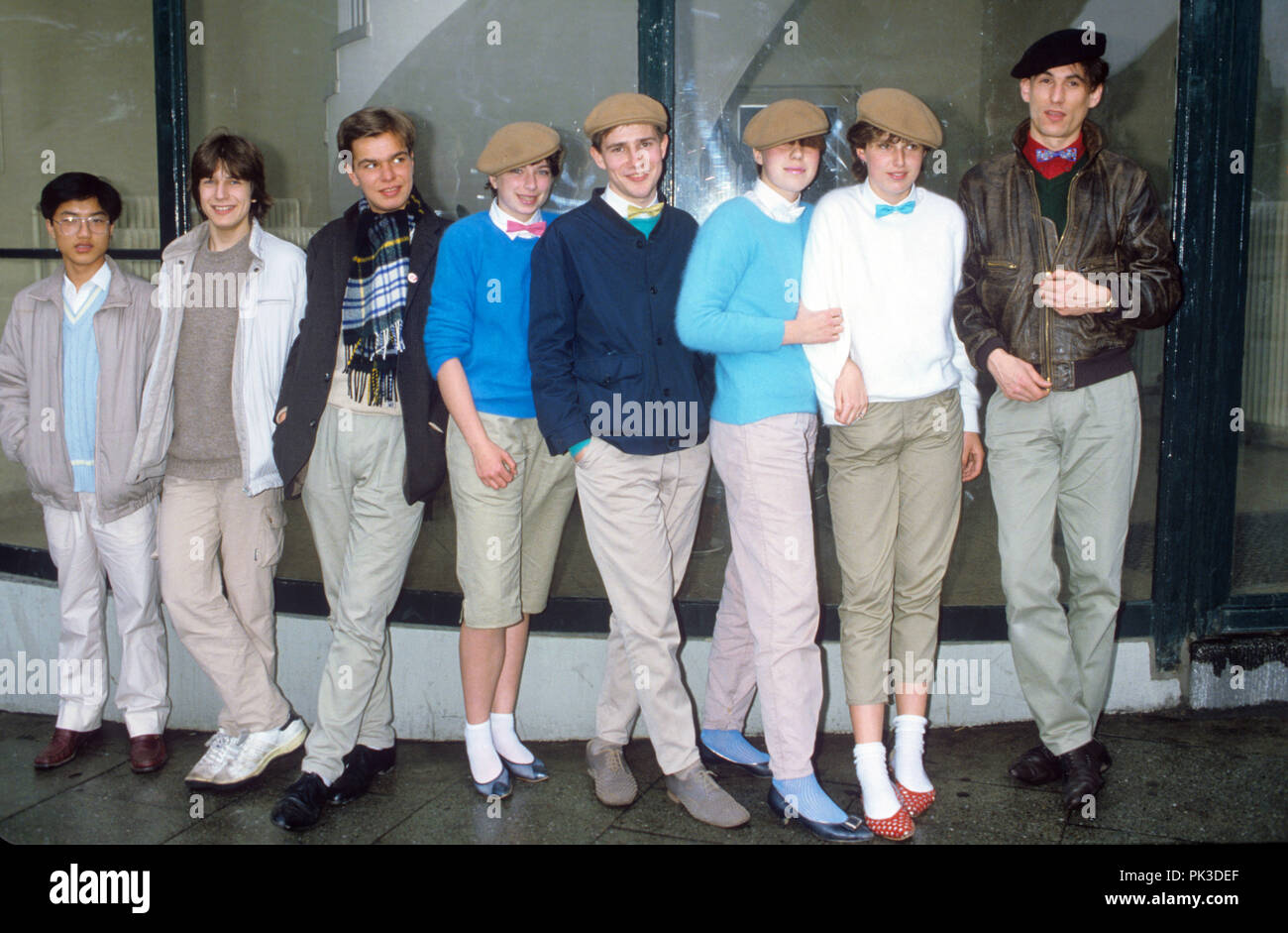 Andreas Dorau in May 1982 in Hamburg. | usage worldwide Stock Photo - Alamy