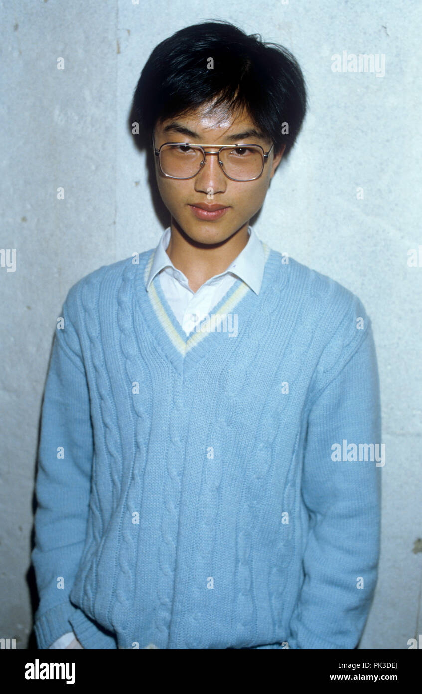 Andreas Dorau in May 1982 in Hamburg. | usage worldwide Stock Photo - Alamy