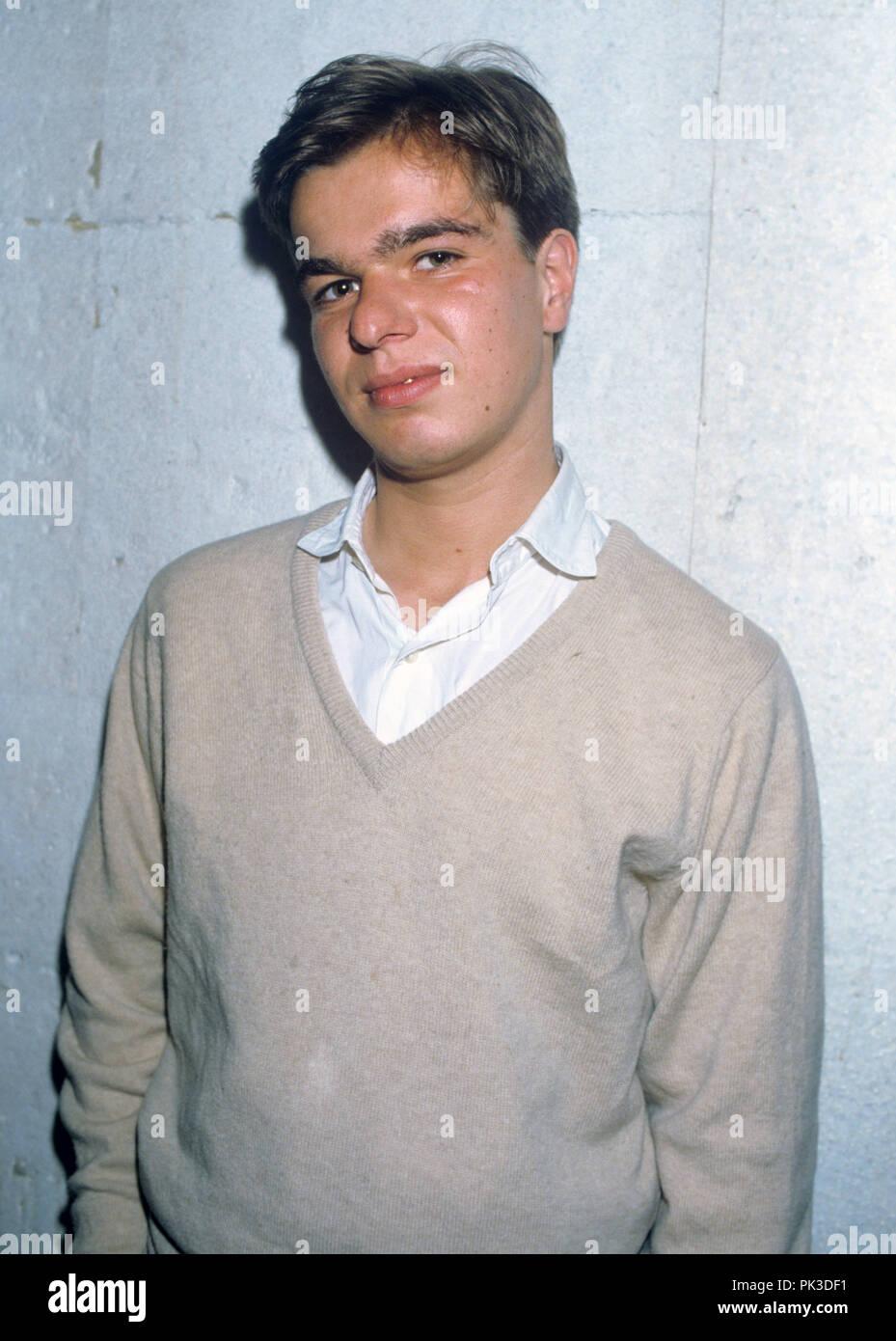 Andreas Dorau in May 1982 in Hamburg. | usage worldwide Stock Photo - Alamy