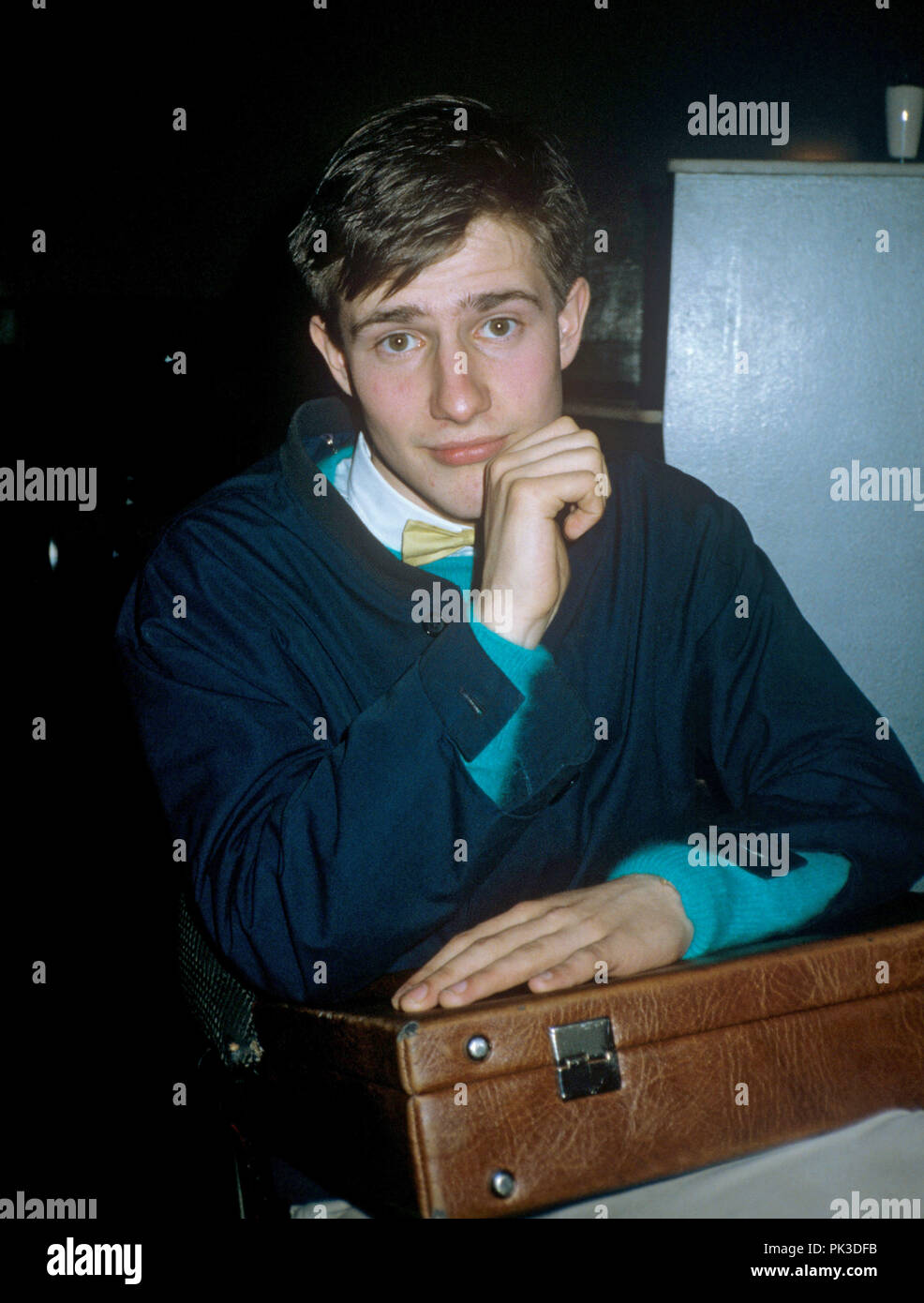Andreas Dorau in May 1982 in Hamburg. | usage worldwide Stock Photo - Alamy
