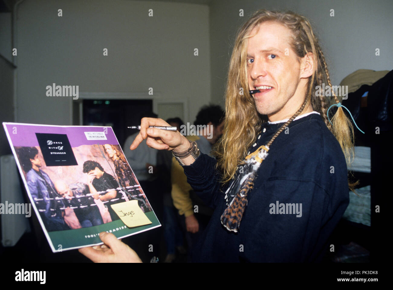 Øivind Elgenes (Dance with a Stranger) on 21.01.1991 in München ...