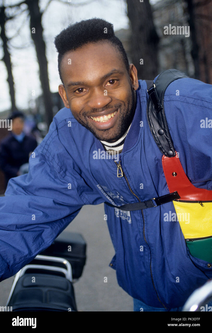 Dr. Alban on 09.05.1991 in Stockholm. | usage worldwide Stock Photo - Alamy