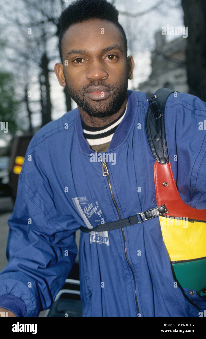 Dr. Alban on 09.05.1991 in Stockholm. | usage worldwide Stock Photo - Alamy