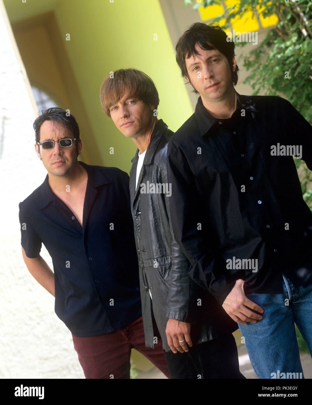 Fastball (l-r): Miles Zuniga, Joey Shuffield, Tony Scalzo in July 2000 ...