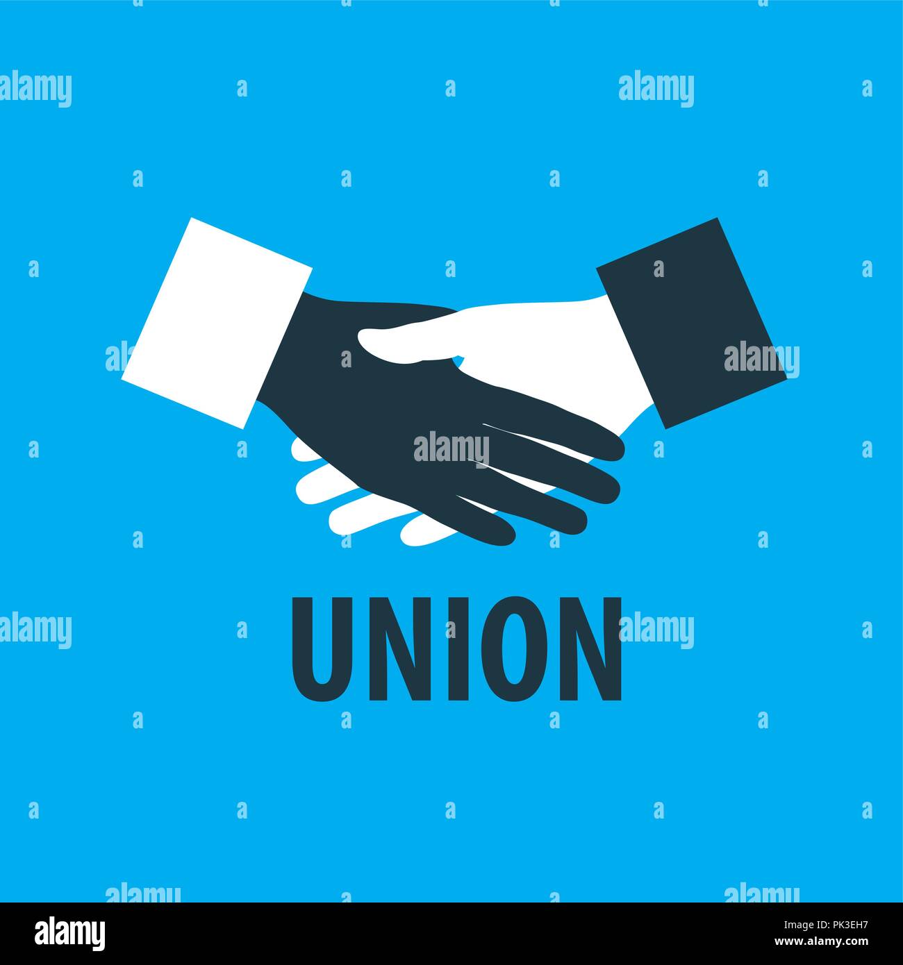vector logo handshake Stock Vector Image & Art - Alamy