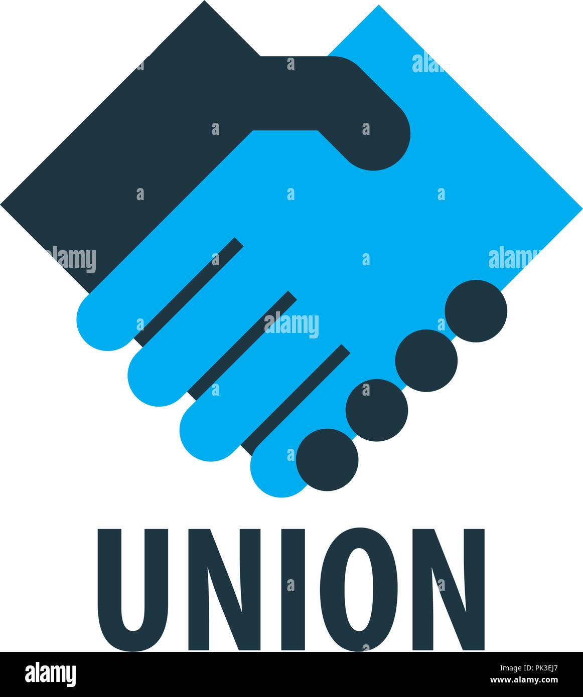 vector logo handshake Stock Vector Image & Art - Alamy