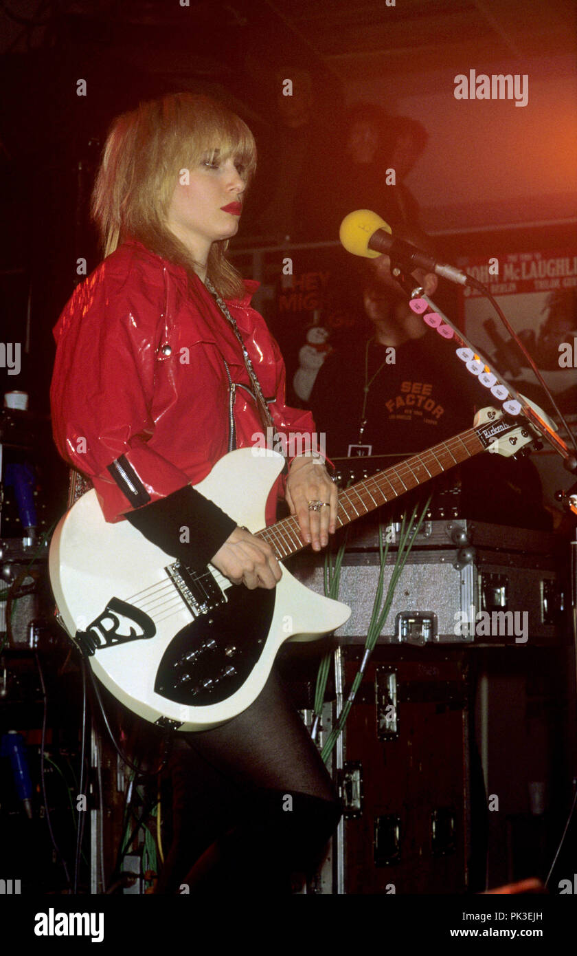 The Fall (Brix Smith) on 13.04.1988 in München / Munich. | usage worldwide Stock Photo - Alamy
