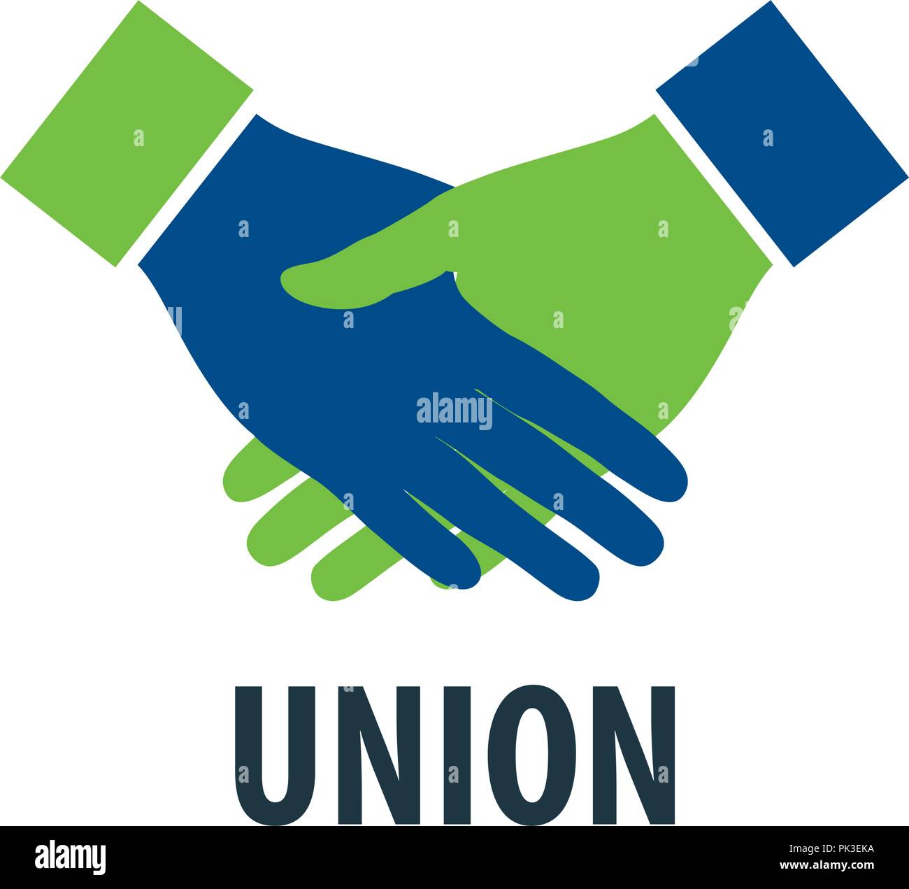 vector logo handshake Stock Vector Image & Art - Alamy