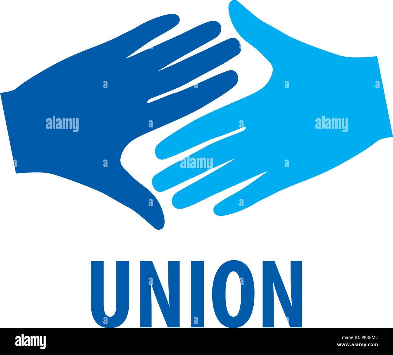 vector logo handshake Stock Vector Image & Art - Alamy