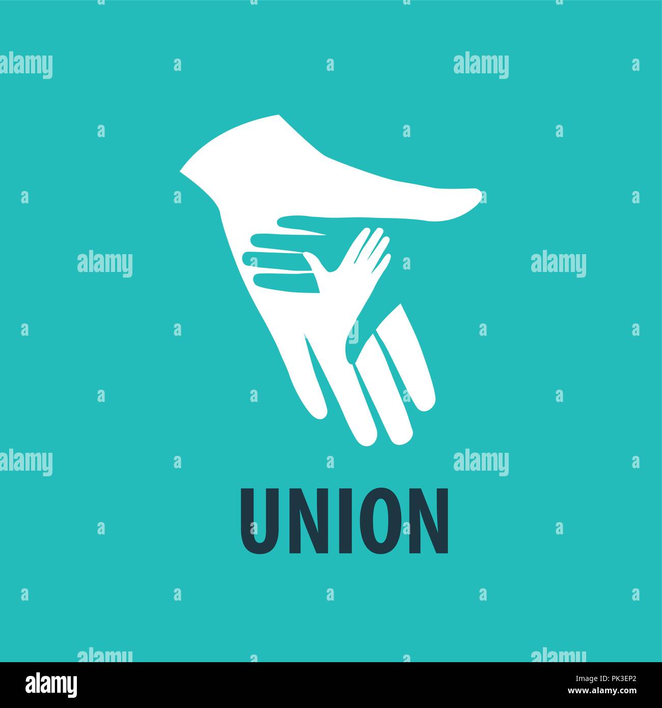 vector logo handshake Stock Vector Image & Art - Alamy