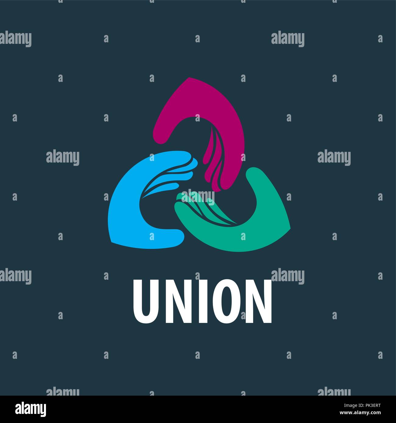 vector logo handshake Stock Vector Image & Art - Alamy